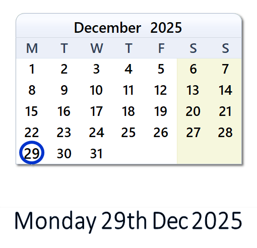 29 December 2025: History, News, Top X Posts & Day Info - EU