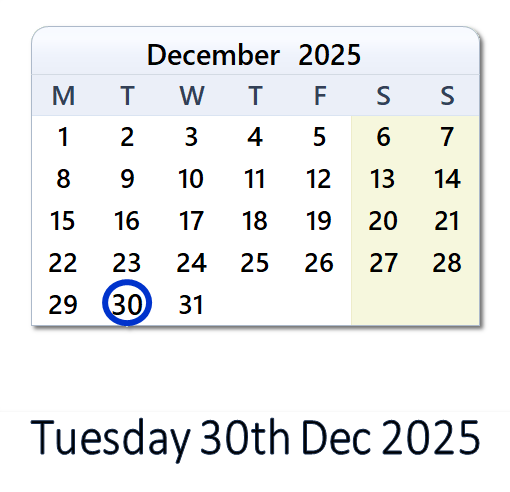 30 December 2025: History, News, Top X Posts & Day Info - IN
