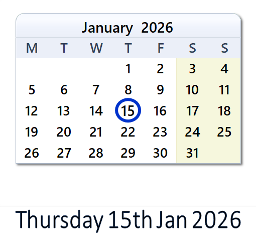 15 January 2026: History, News, Top X Posts & Day Info - UK