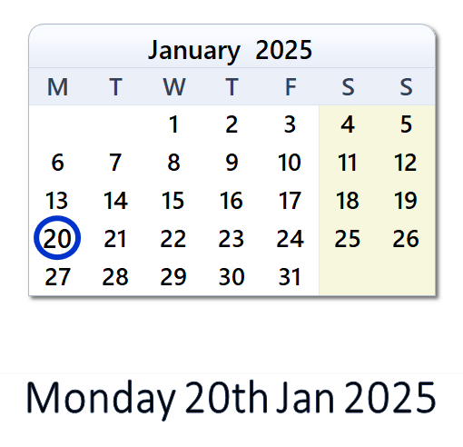20 January 2025: History, News, Top Tweets, Social Media & Day Info - UK