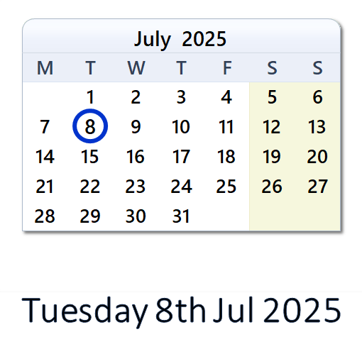 8 July 2025: History, News, Top Tweets, Social Media & Day Info - UK