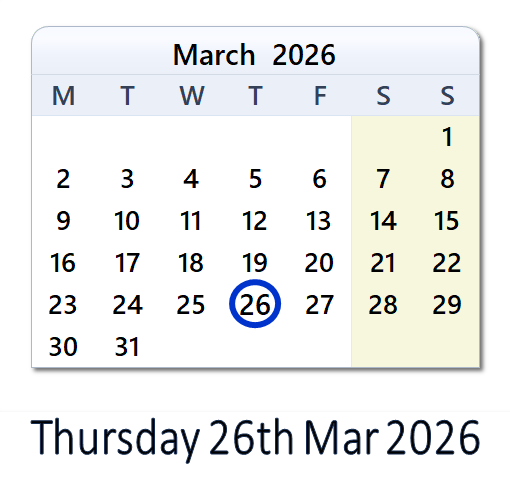 26 March 2026: History, News, Top X Posts & Day Info - IN