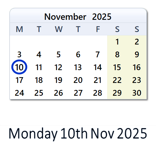 10 November 2025: History, News, Top X Posts & Day Info - UK