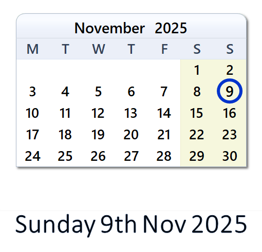 9 November 2025: History, News, Top X Posts & Day Info - IN