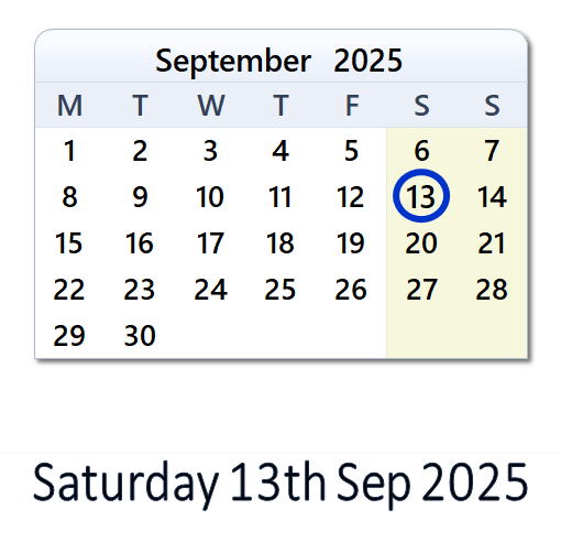 13 September 2025: History, News, Top Tweets, Social Media & Day Info - UK