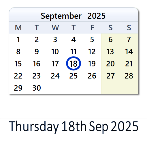 18 September 2025: History, News, Top X Posts & Day Info - IN
