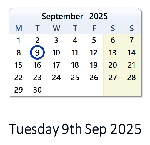 What Happened on 9 Sep 2025 in the UK? | WinCalendar