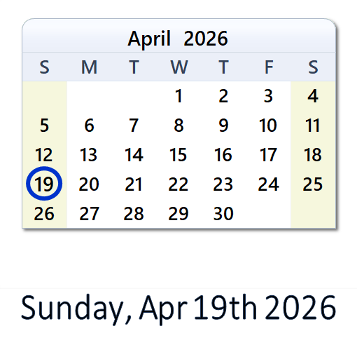 April 19, 2026: History, News, Top X Posts & Day Info