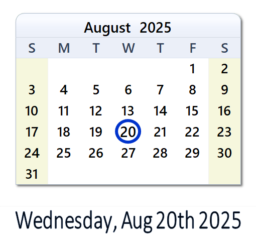 20 August 2025: History, News, Top X Posts & Day Info - ZA