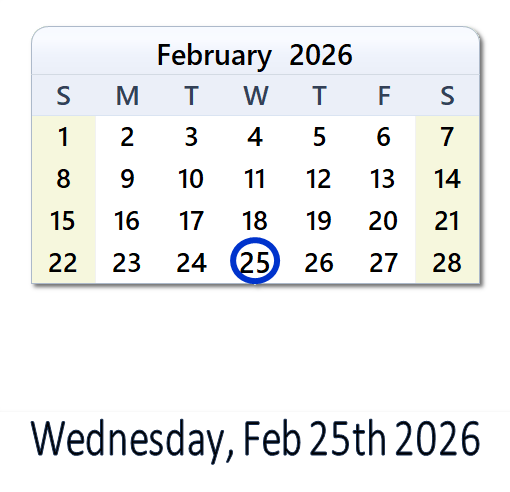 February 25, 2026: History, News, Top X Posts & Day Info