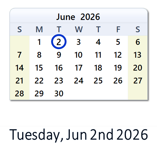 Jun 2, 2026: Holidays, Top Events, Sports & Countdown - USA
