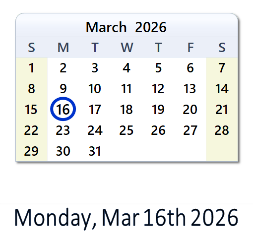 March 16, 2026: History, News, Top X Posts & Day Info