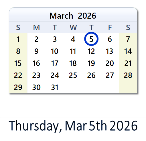 March 5, 2026: History, News, Top X Posts & Day Info