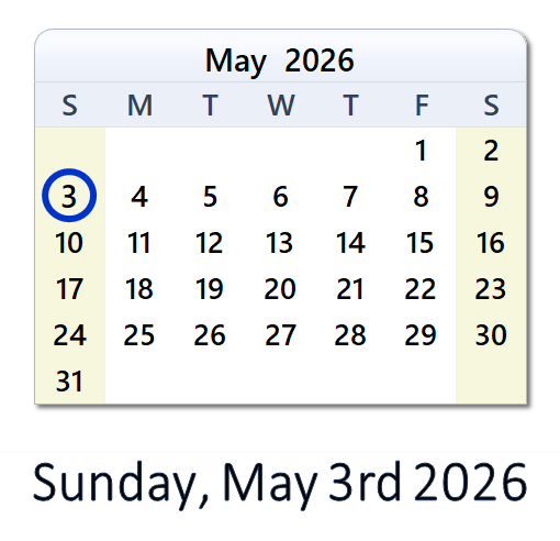 May 3, 2026: History, News, Top X Posts & Day Info