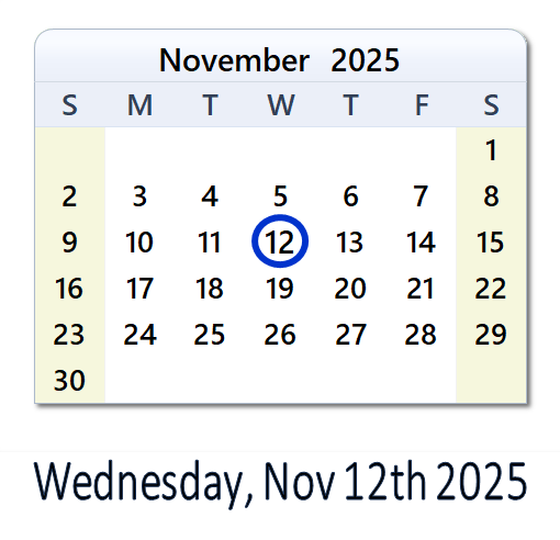 November 12, 2025: History, News, Top X Posts & Day Info - CA