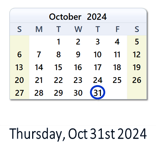 October 31, 2024: History, News, Top X Posts & Day Info