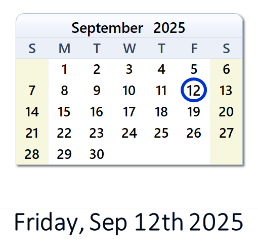 September 12, 2025: History, News, Top Tweets, Social Media & Day Info - CA