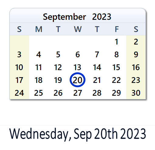September 20, 2023: History, News, Top X Posts & Day Info