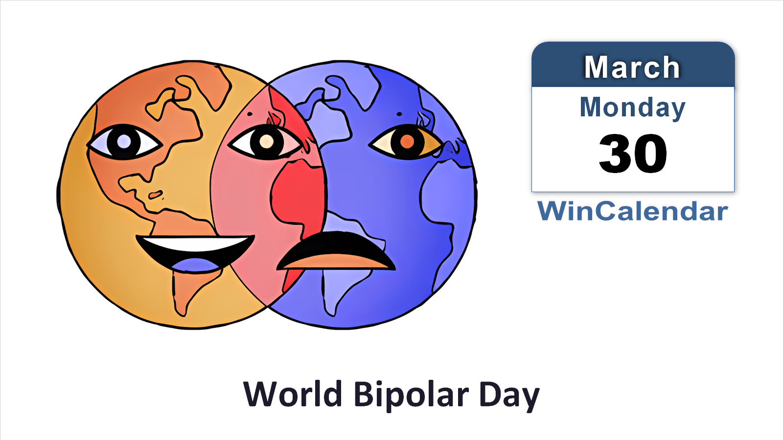 World Bipolar Day in the US - Monday, March 30, 2026
