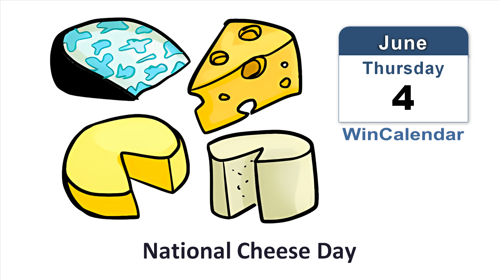 National Cheese Day in the US - Thursday, June 4, 2026
