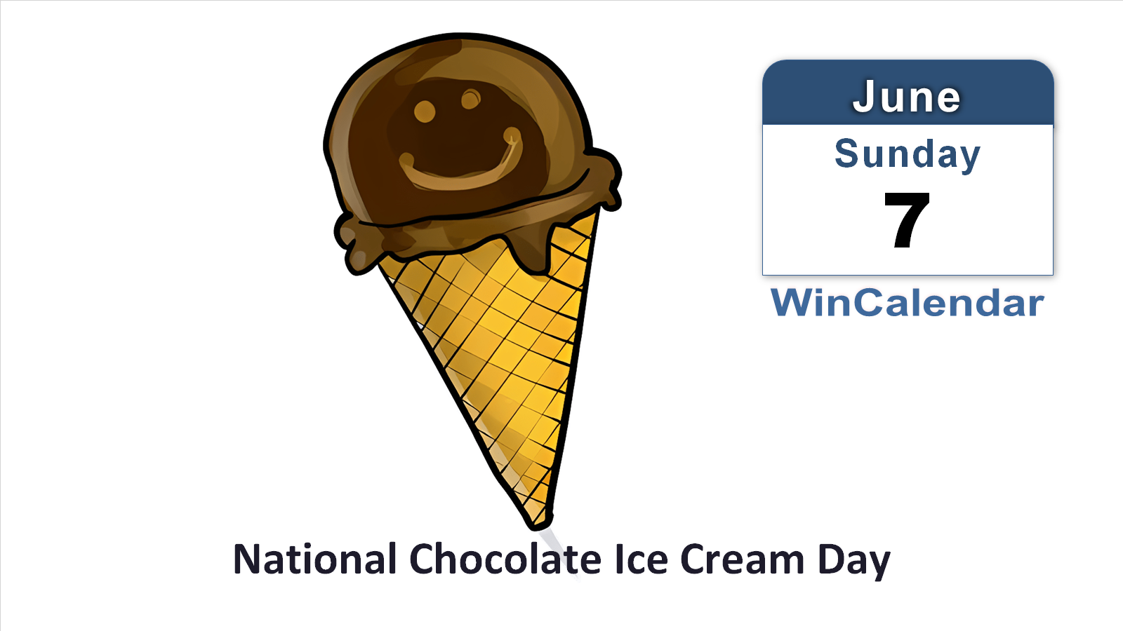 National Chocolate Ice Cream Day - Sunday, June 7, 2026