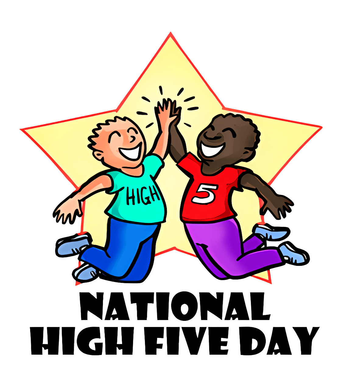 National High Five Day in the US - Thursday, April 16, 2026